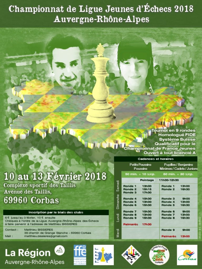 Résultats du Championnat de Ligue Jeune 2018 à Corbas : 4 qualifiés pour le Championnat de ...